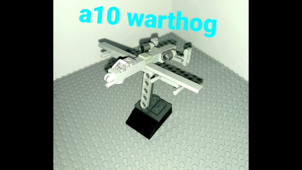 lego micro a10 wathog moc tutorial - YouTube