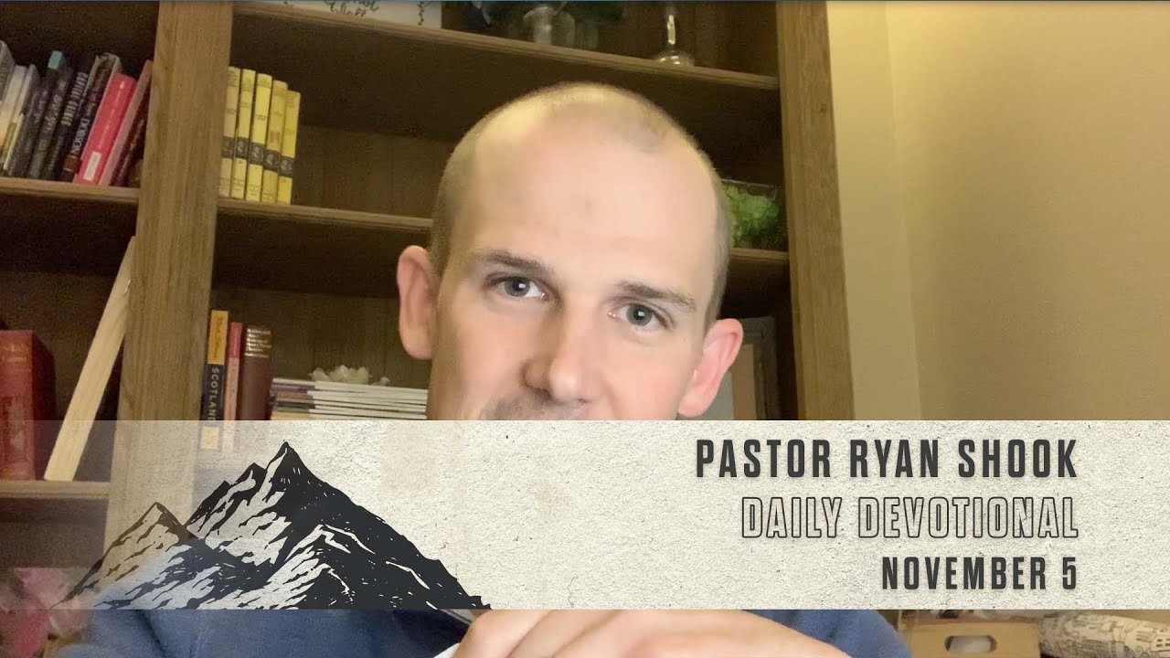 Pastor Ryan Shook Video Devo - Wilderness Survival Guide Day 5 - YouTube