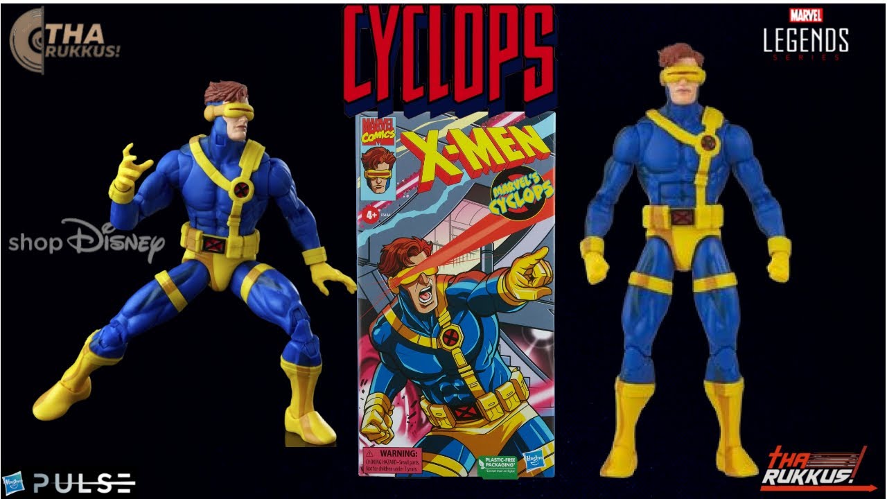 Marvel Legends Cyclops VHS Series Hasbro Pulse Shop Disney Exclusive ...