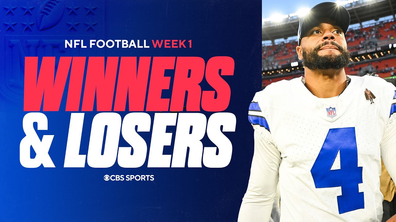 NFL Week 1 Winners & Losers: Dak and Cowboys dominate Browns, Falcons ...