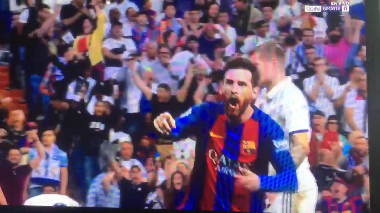 Lionel Messi Goal vs Real Madrid Barcelona vs Real Madri 3-2 date 2017 ...