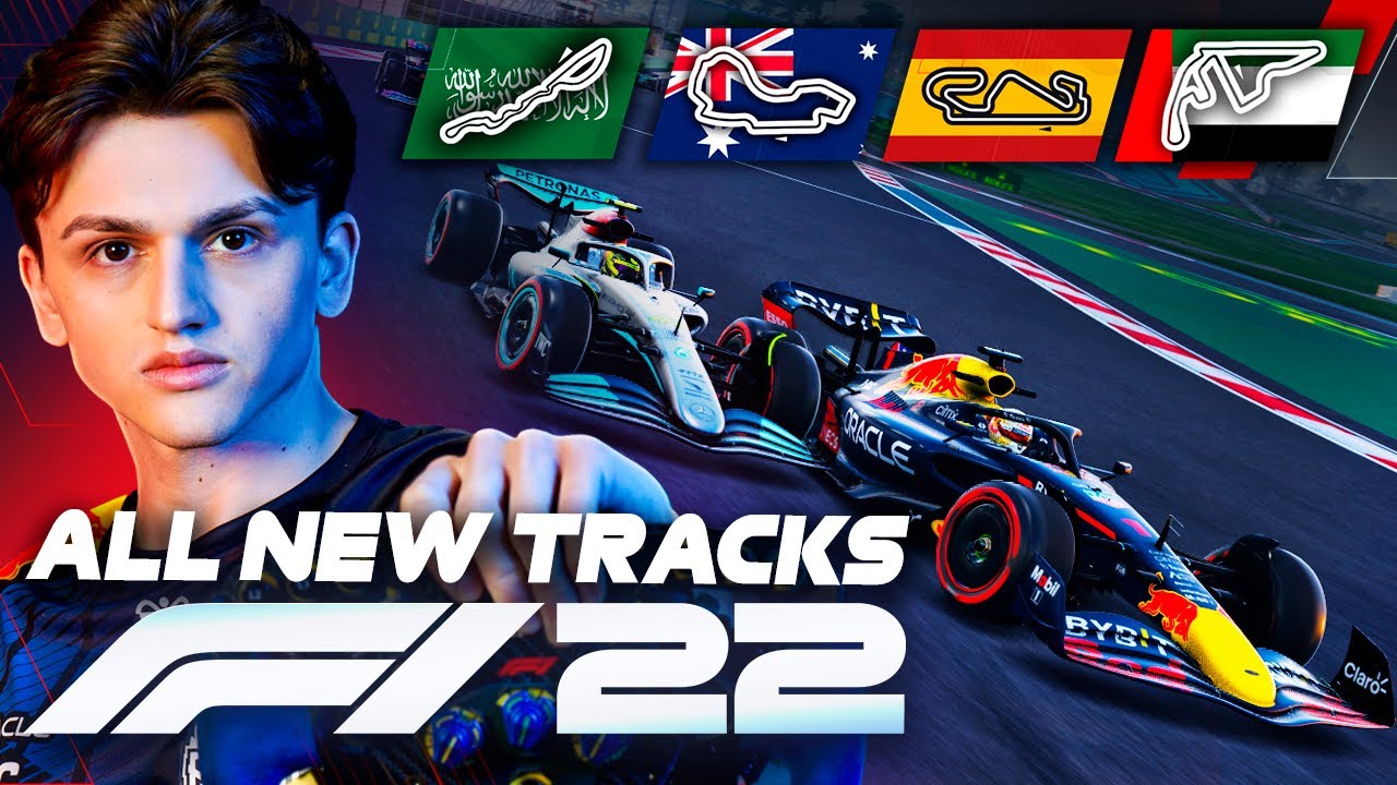 RACING ALL NEW F1 22 TRACKS! - YouTube