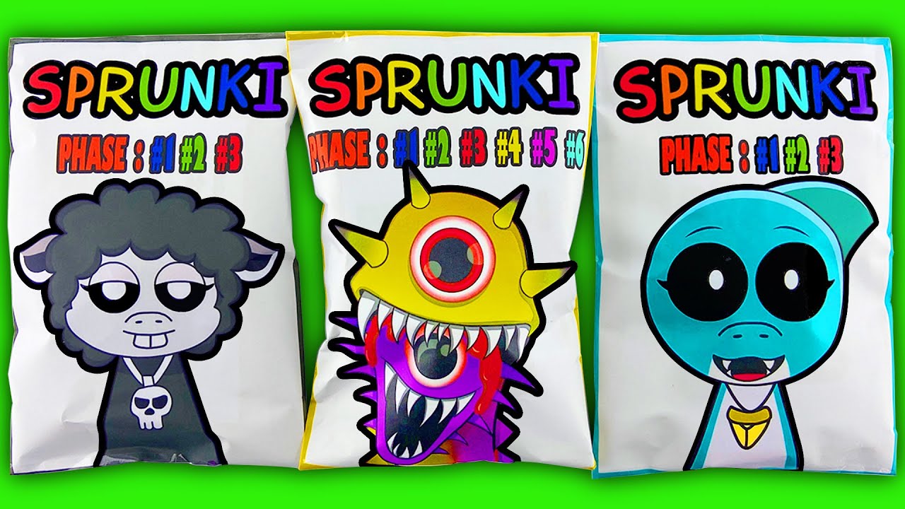 Paper DIY Unboxing the SPRUNKI Evolution: From Sweet to Scary! | Spunki ...