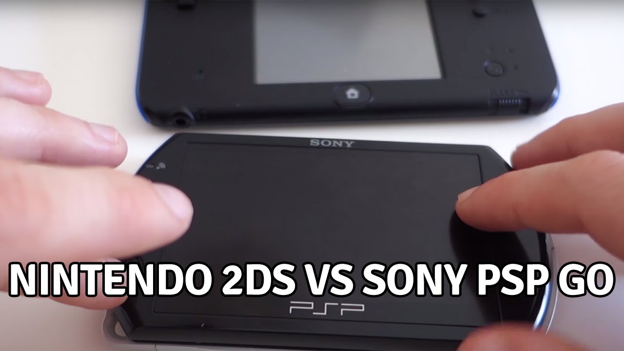 Nintendo 2DS vs Sony PSP Go - YouTube