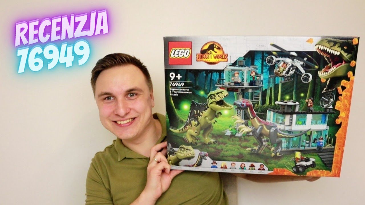 LEGO 76949 Jurassic World - Atak giganotozaura i terizinozaura. - YouTube