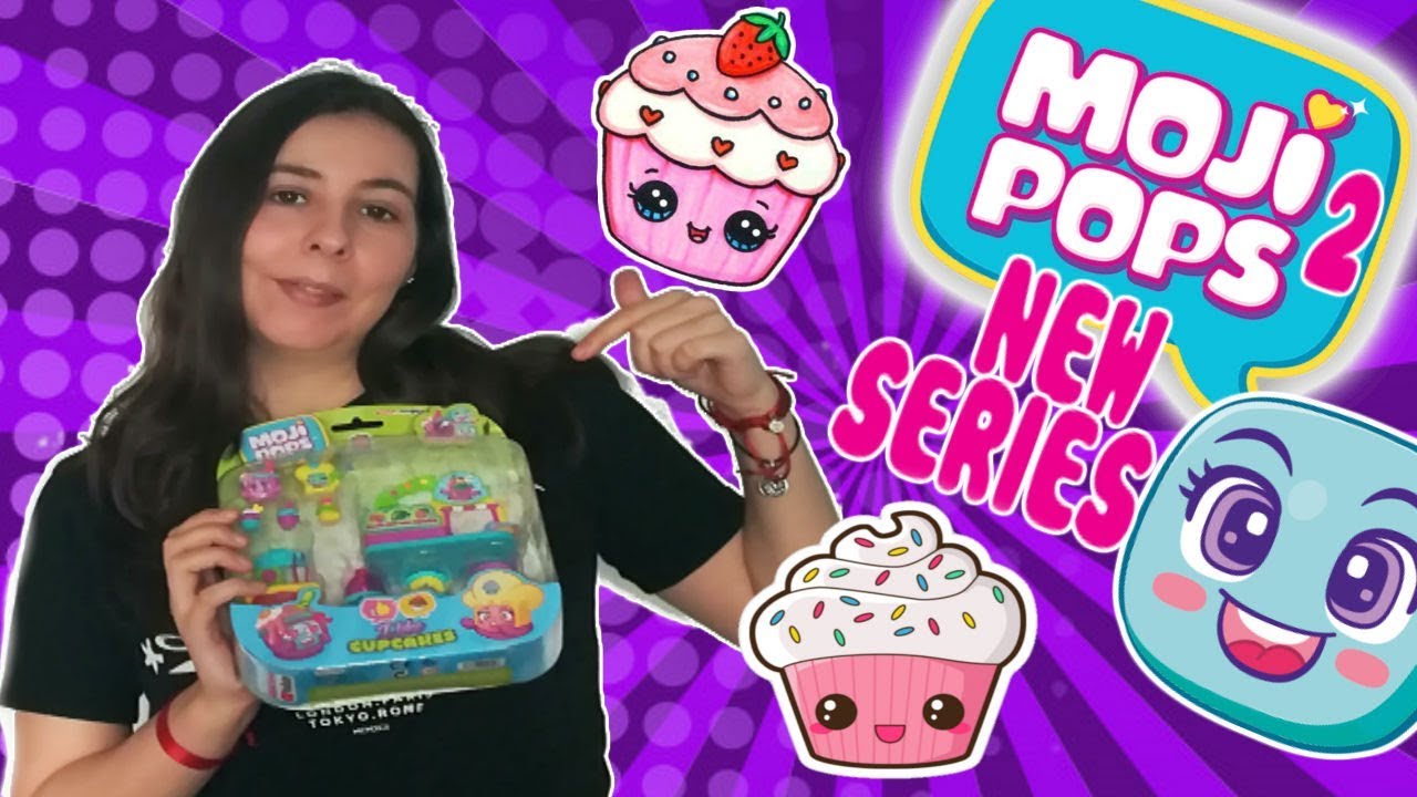 Unboxing Mojipops Series 2 😍NUEVOS Blister I like CupCake 🍰| Moji pop ...