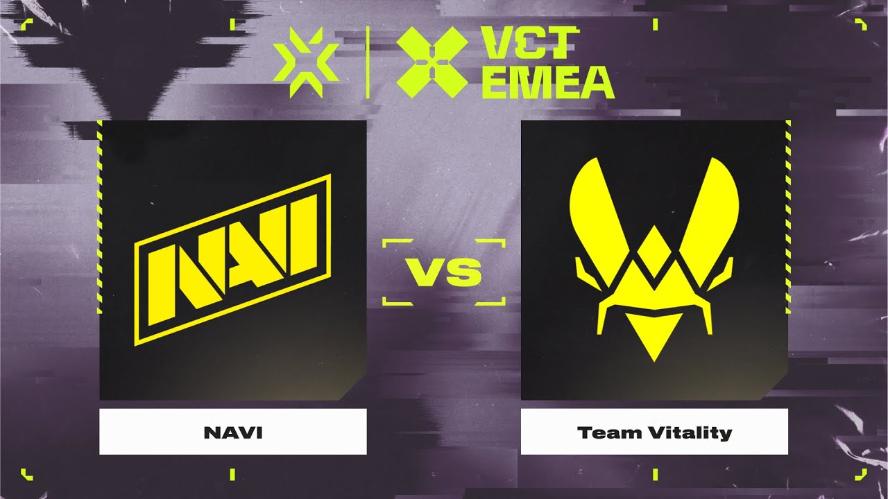 NAVI vs Team Vitality | Карта 1 | VALORANT Champions Tour 2024: EMEA ...