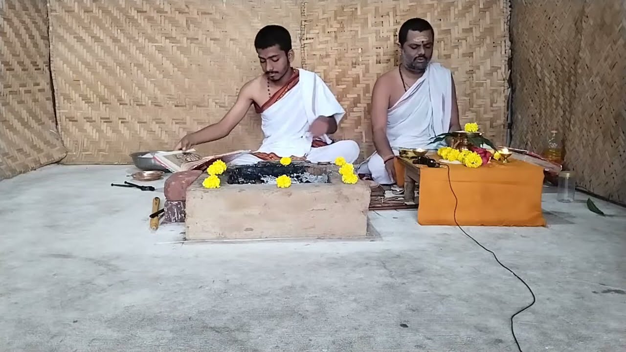 Vedadhara Daily Homa & Atharva Veda Rudra Homa 04/08/2025 - YouTube
