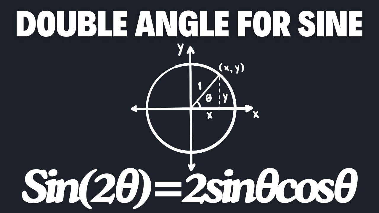 Double angle identity for sine | sin(2θ)=2sinθcosθ - YouTube