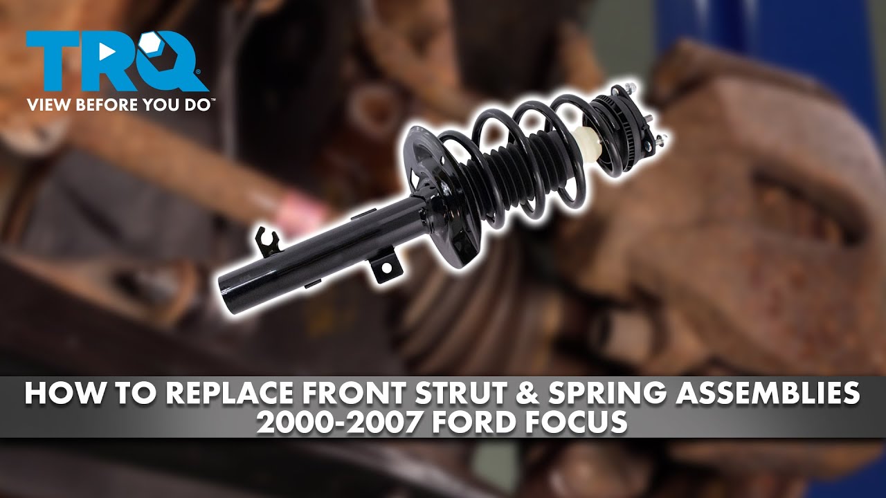 How to Replace Front Strut & Spring Assemblies 2000-2007 Ford Focus ...