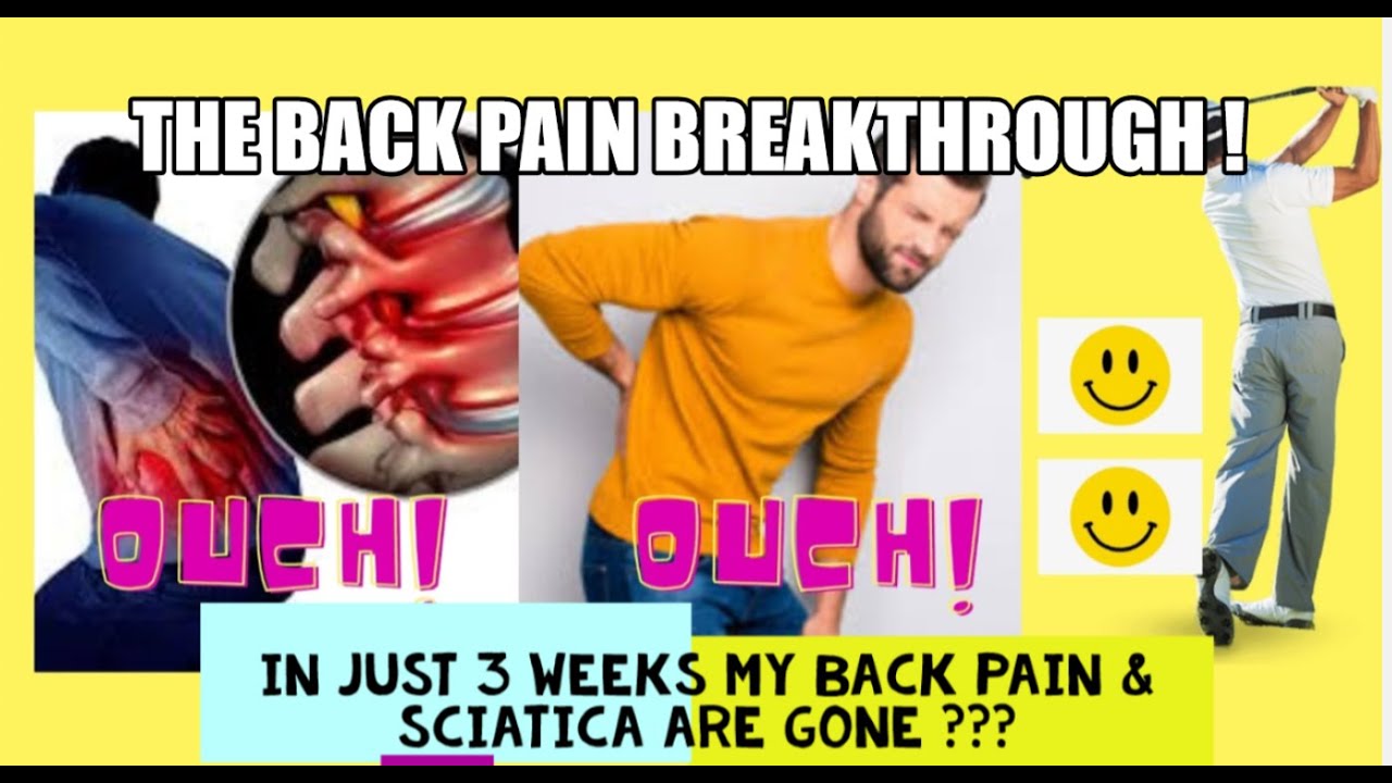 "Say Goodbye to Chronic Back Pain with Back Pain Breakthrough: Evidence ...