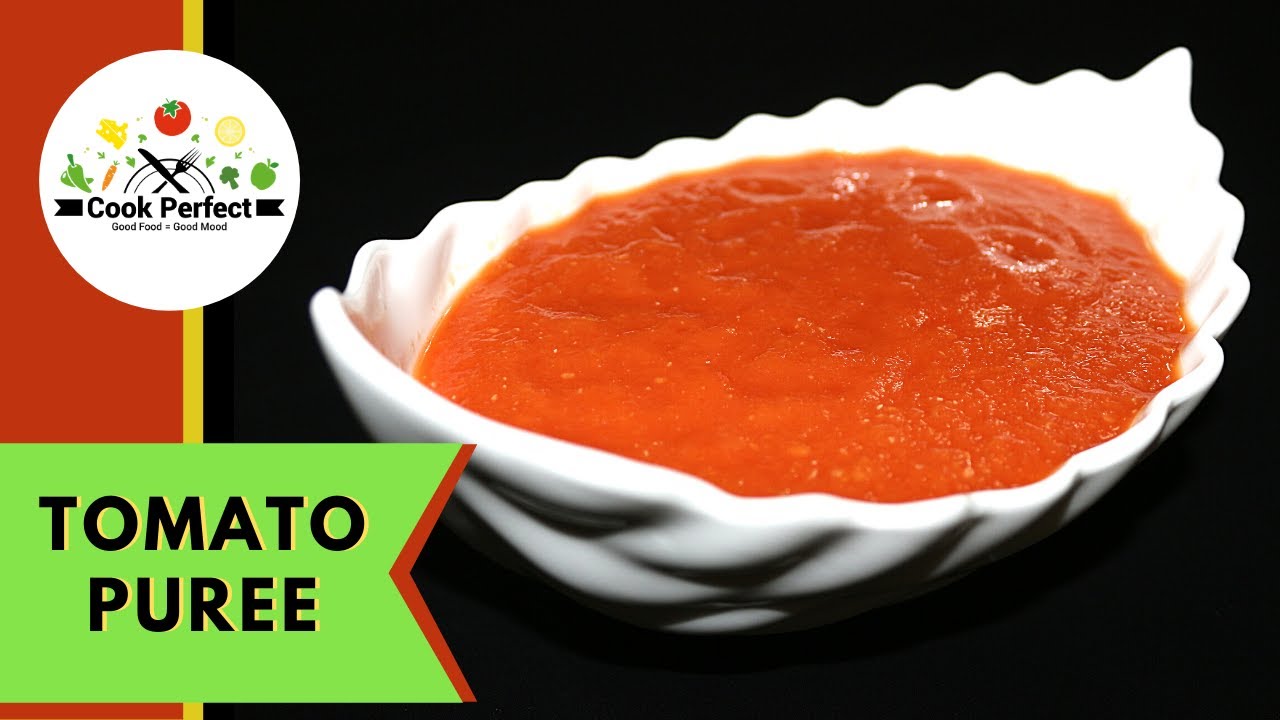 QUICK AND EASY TOMATO PUREE RECIPE | HOMEMADE TOMATO PUREE RECIPE ...