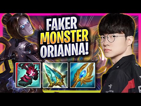 FAKER IS A MONSTER WITH ORIANNA! - T1 Faker Plays Orianna MID vs Xerath! | Season 2025