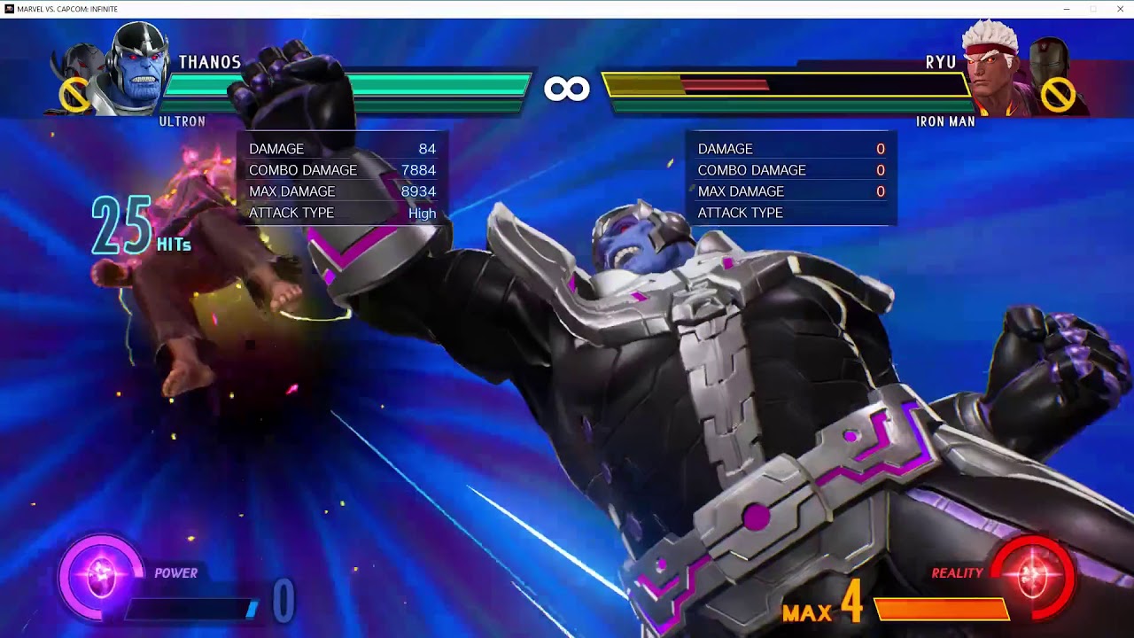 Marvel vs Capcom: Infinite - Day 1 Thanos combo concepts - YouTube