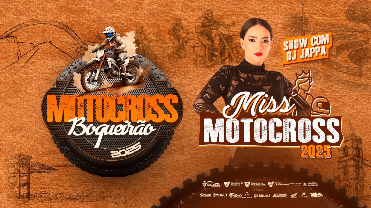🔴 MOTOCROSS DE BOQUEIRÃO - 🏁 MISS MOTOCROSS 2025 - YouTube