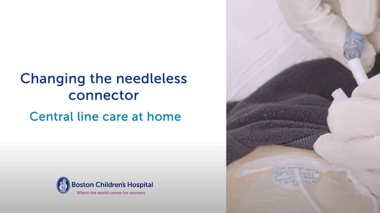 Central Venous Catheter Care: How to Change the Needleless Connector ...