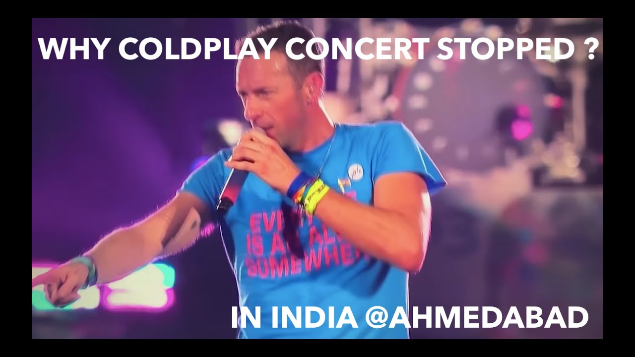 COLDPLAY STOPPED CONCERT FOR SAVING @ ahmedabad narendra modi stadium ...