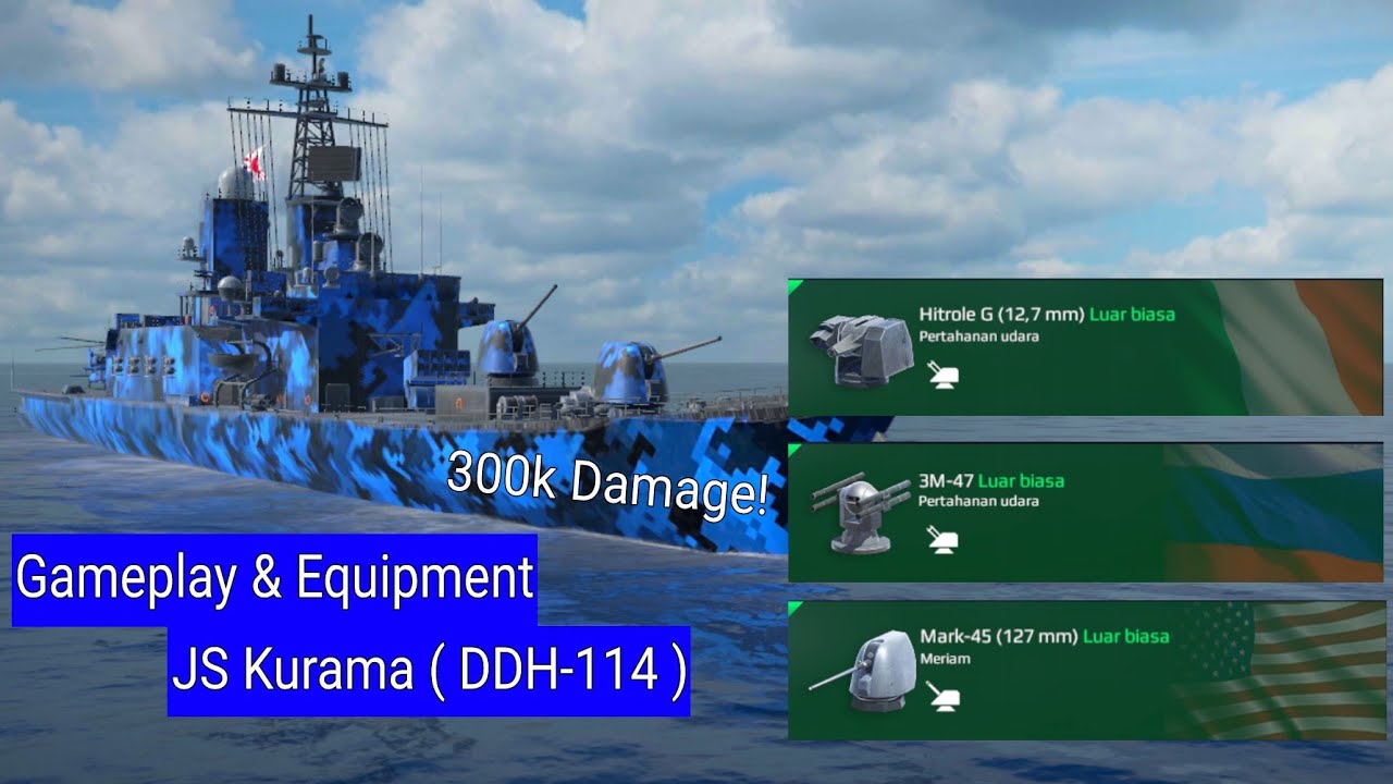 JS Kurama (DDH-144) Double meriam tanpa rudal worth it? | modern ...