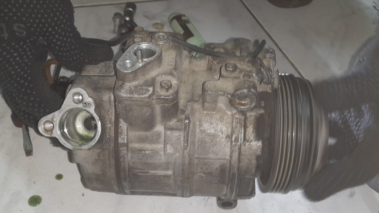 BMW 750li compressor - YouTube