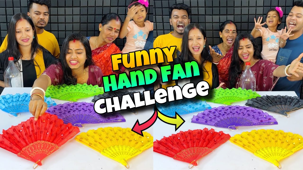 Hand Fan Challenge With Family - YouTube