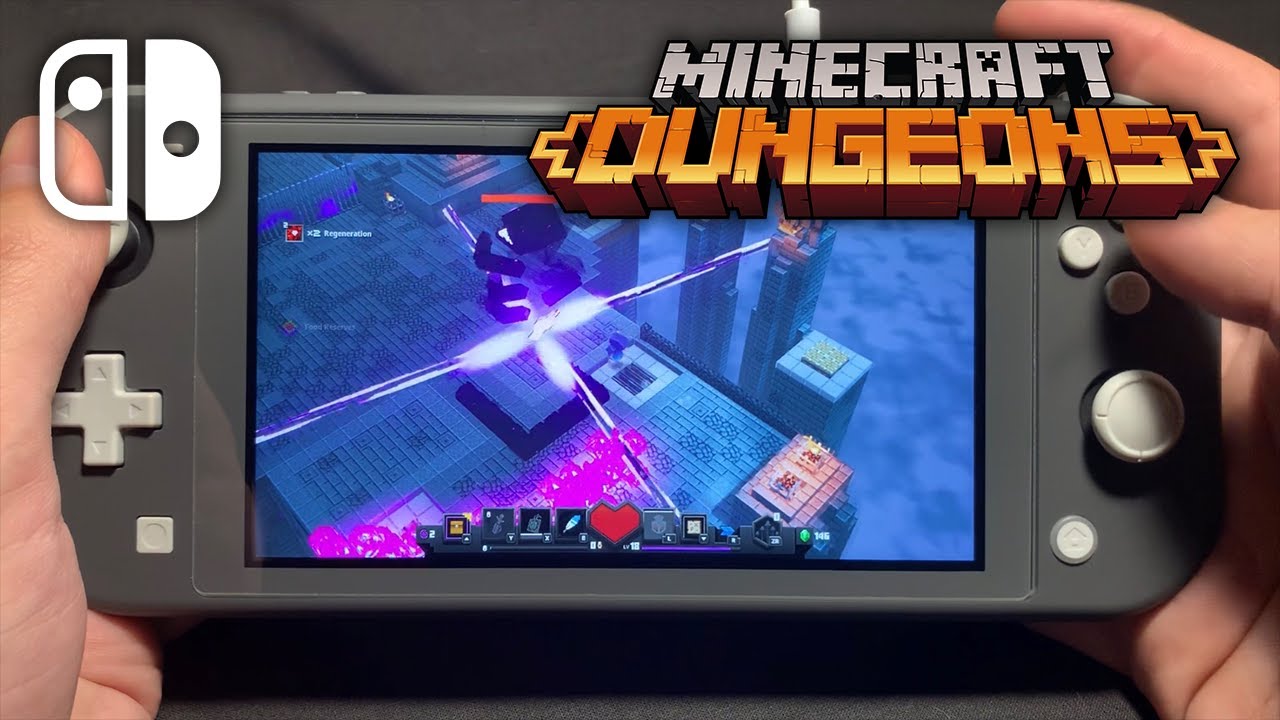 Minecraft Dungeons on Nintendo Switch Lite #10 - GAME OVER - YouTube