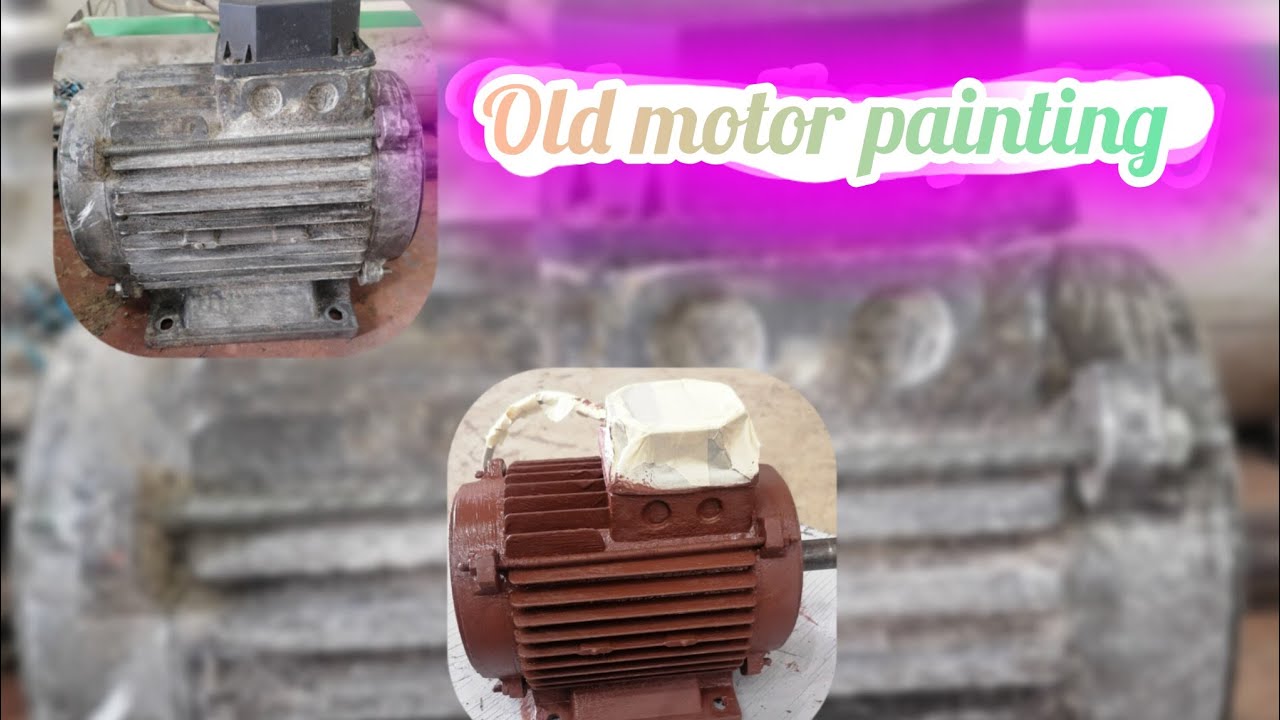 old motor painting - YouTube