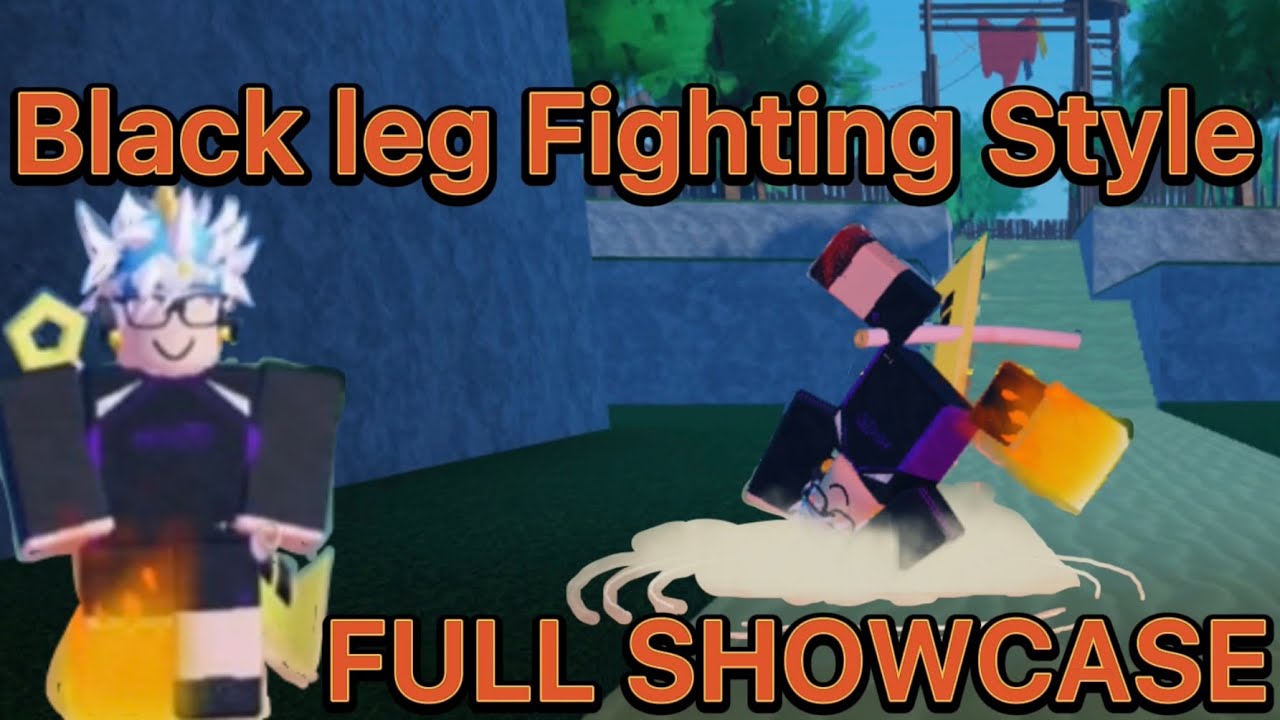 Black leg Fighting Style *FULL SHOWCASE* | A One Piece Game - YouTube