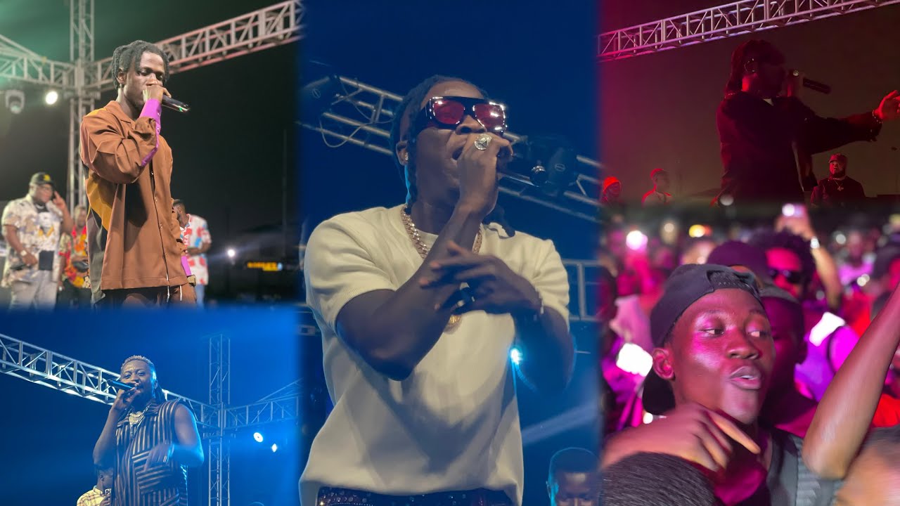 WOW😍INCREDIBLE PERFORMANCE BY STONEBWOY,KING PALUTA AND AMERADO AT THE ...