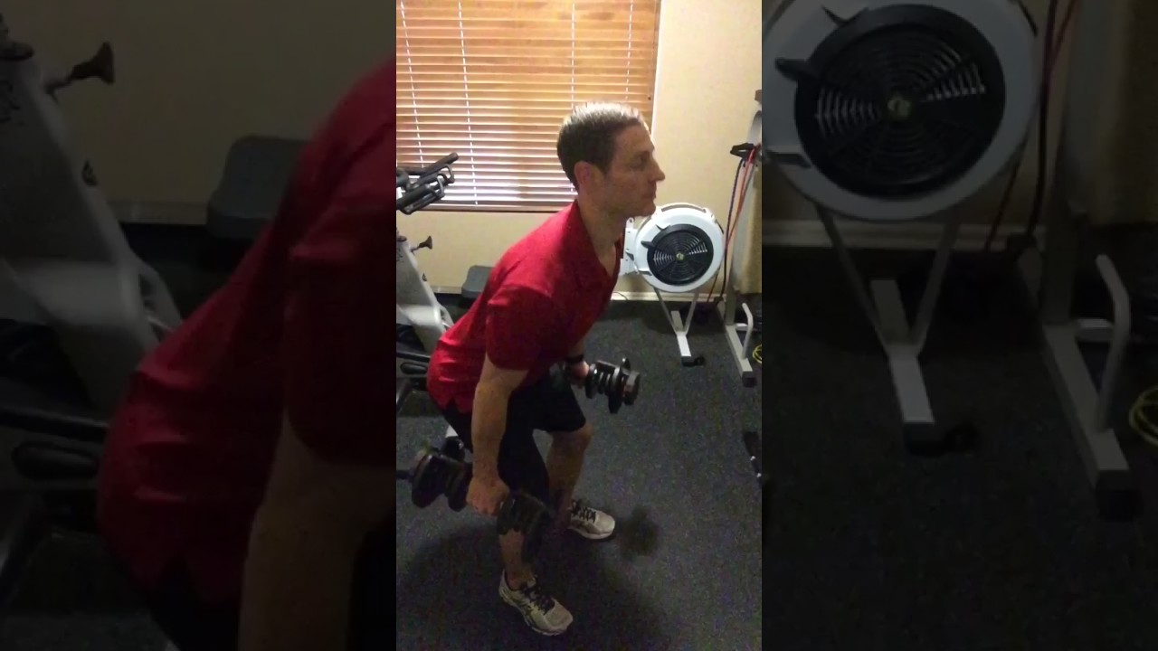 Dumbbell Hack Squat Demo - YouTube