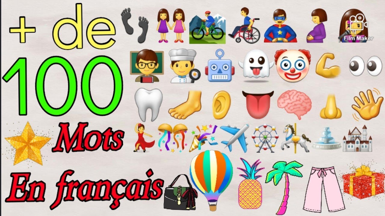 les mots en français |Apprenez plus de 100 mots en français facilement ...