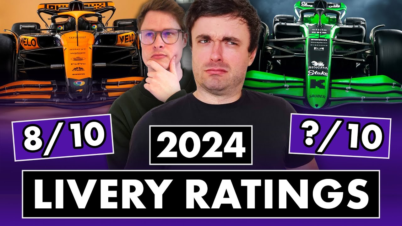 Our FULL 2024 F1 Grid Livery Ratings - YouTube
