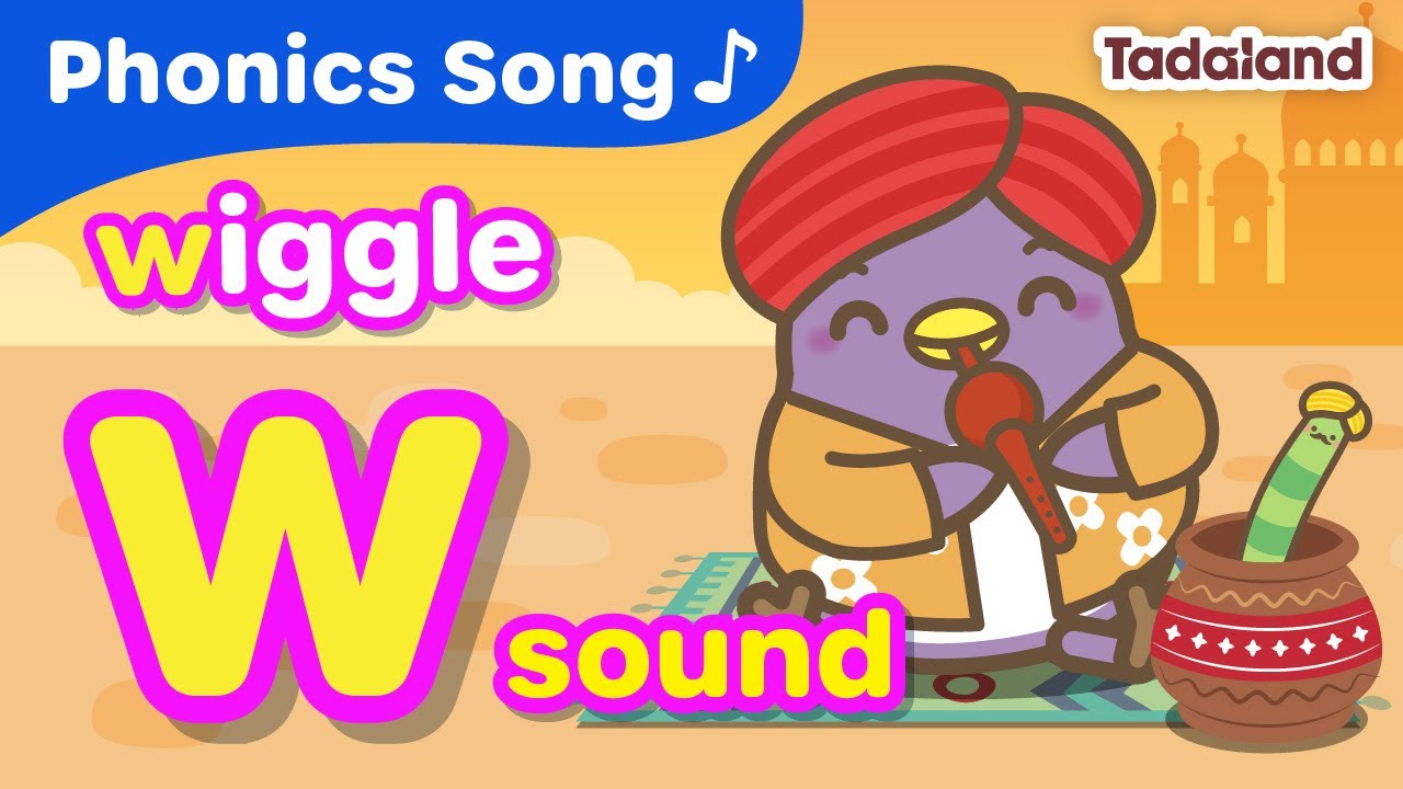 Letter W Phonics Song for Kids 🎵 | Wiggly Little Worm | Tadaland ...