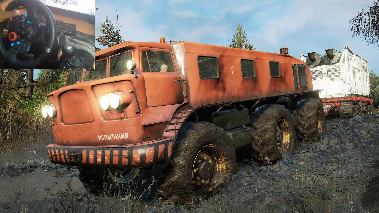 ZIL E167 Transports Generator SnowRunner 4K60 Logitech G29 and Shifter ...