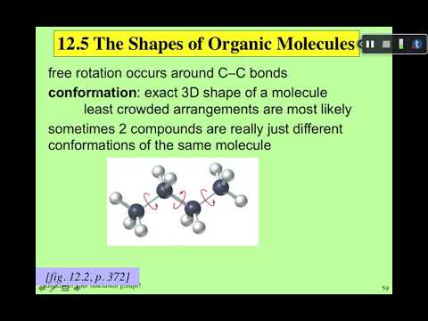 Drawing organic structures, shapes of molecules - YouTube