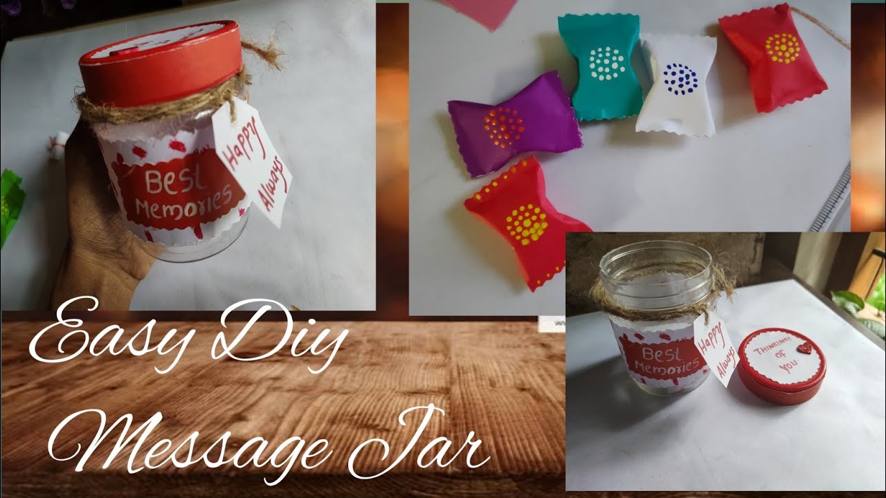 Cute Jar Gift| Diy Birthday Jar| Jar of Memories - YouTube