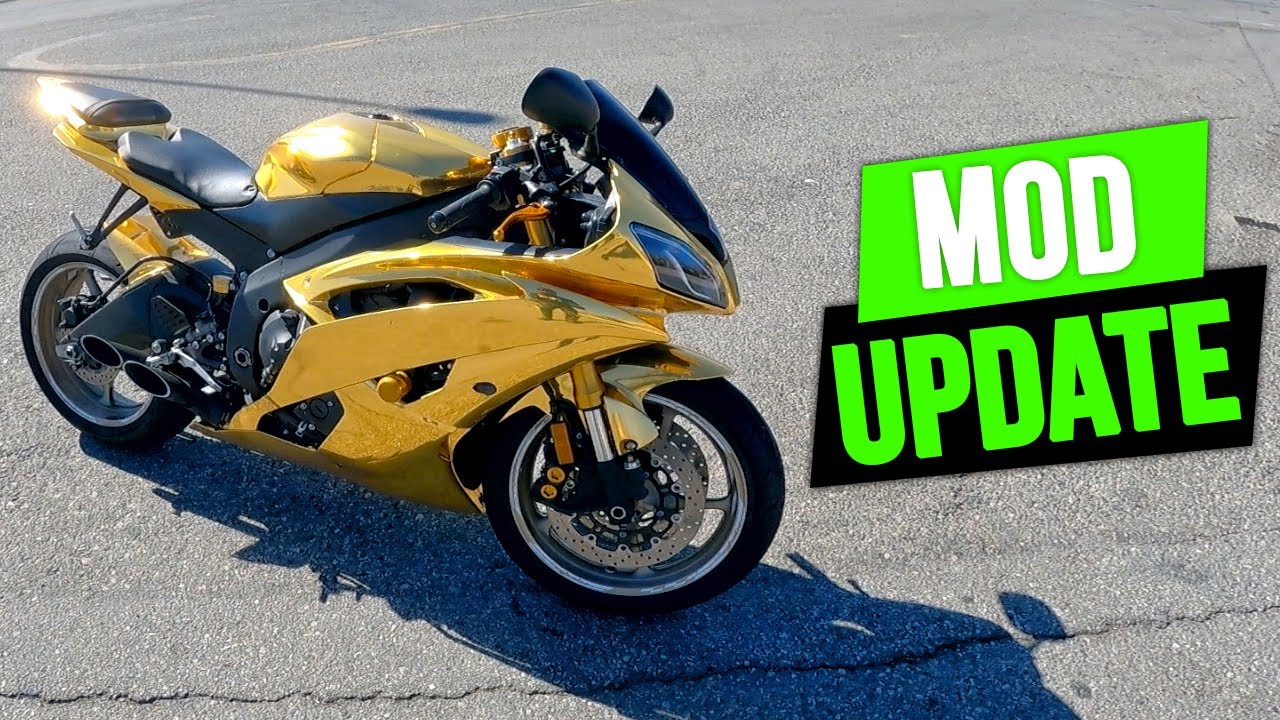 GOLD YAMAHA R6 - MOD UPDATE - YouTube