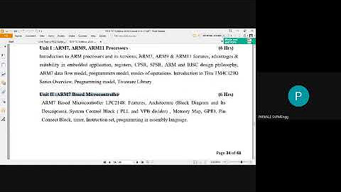 Advanced Processor: ARM7 LPC2148 and Digital Signal Processor ...