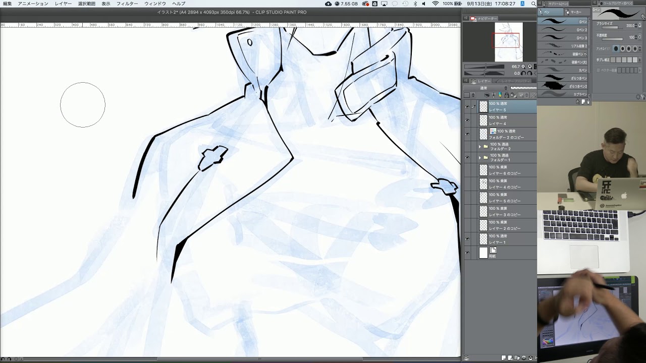 TRIGGER live drawing 07 (Full ver.) - YouTube