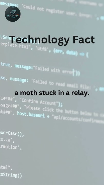 Technology Fact || Science Facts || Computer Science || #science #technology #computer #bug # ...
