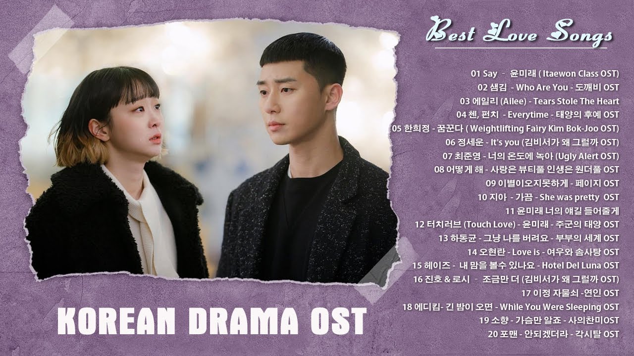 TOP 20 Korean Drama OST ️️🎶 드라마 OST 역대 가장 인기 많았던 노래 베스트2 ️ BEST 최고의 시청률 ...