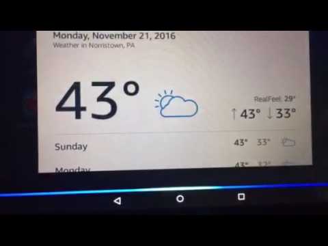 First look at Alexa on the Kindle Fire - YouTube
