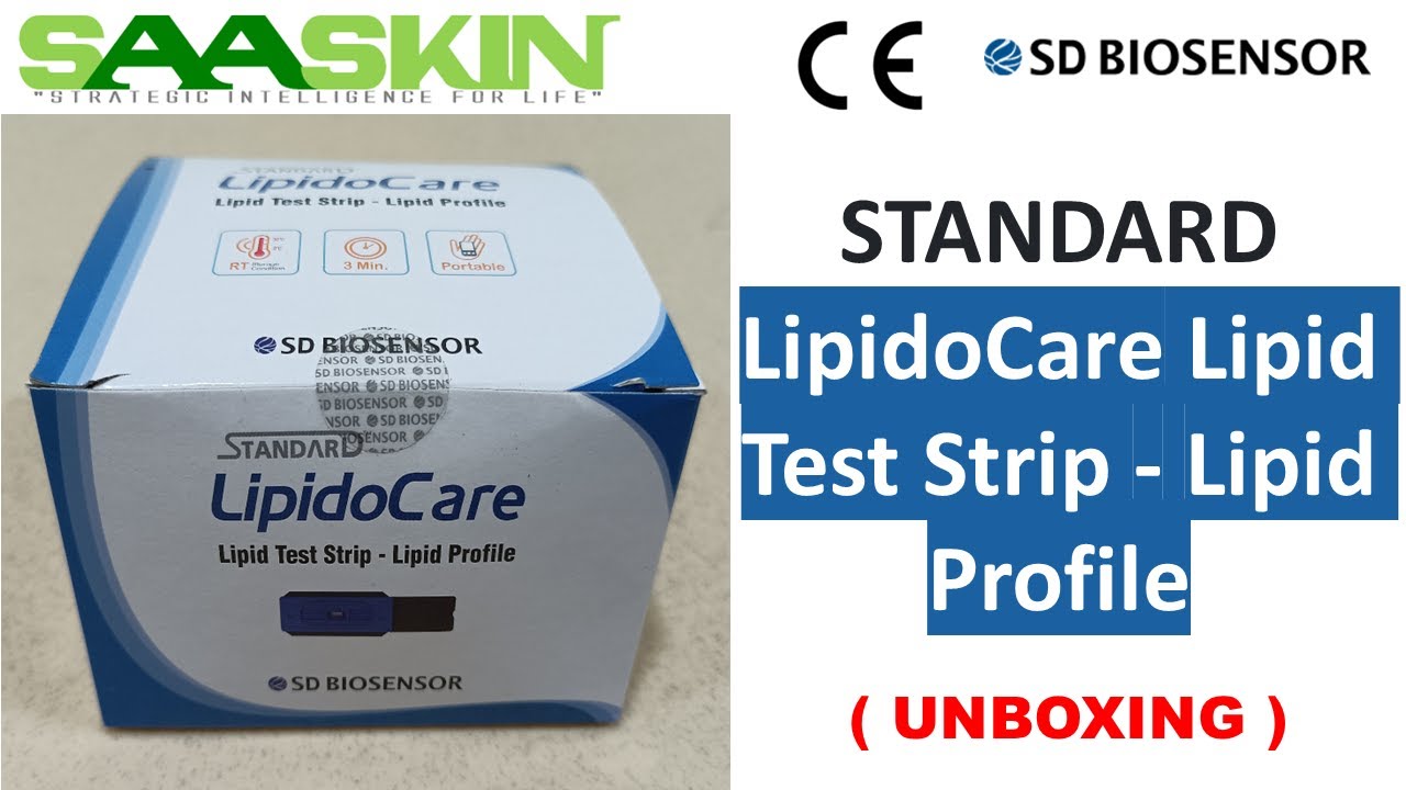 SD Biosensor STANDARD LipidoCare Lipid Test Strip - Lipid Profile ...