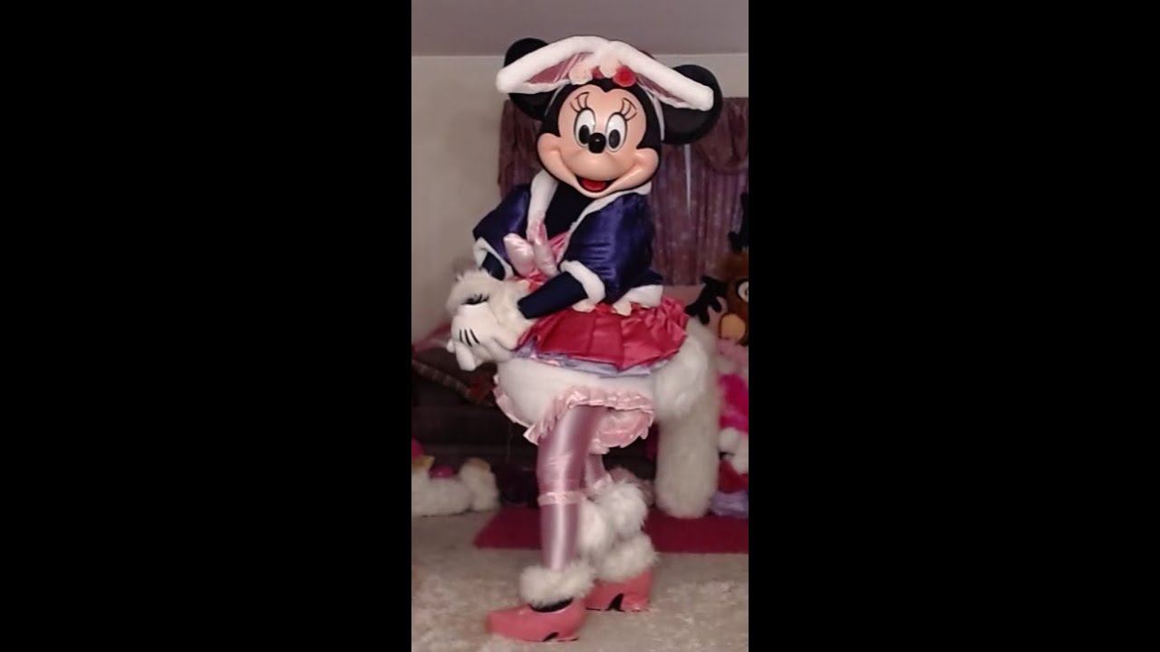 Minnie Mouse Bunny Costume 2 Full suit video - YouTube