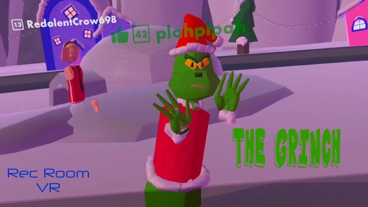 Rec Room VR - Recmas At Who Ville - The Grinch - The Story of the Woods ...