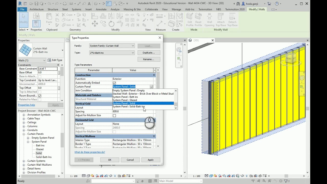 Advanced Walls in Revit 2 - YouTube