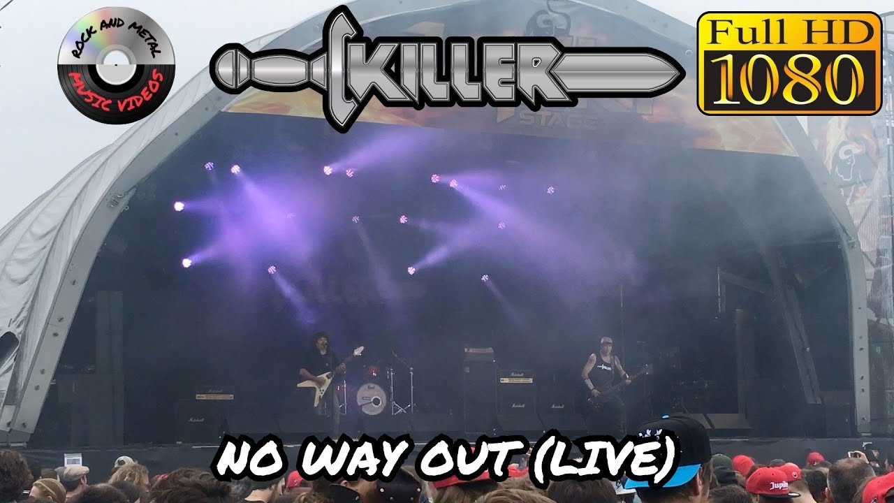 💿 Killer - No Way Out [ BELGIAN heavy metal // live at Graspop 2016 ...