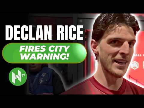 BRING ON City! | Declan Rice interview | Man City v Arsenal