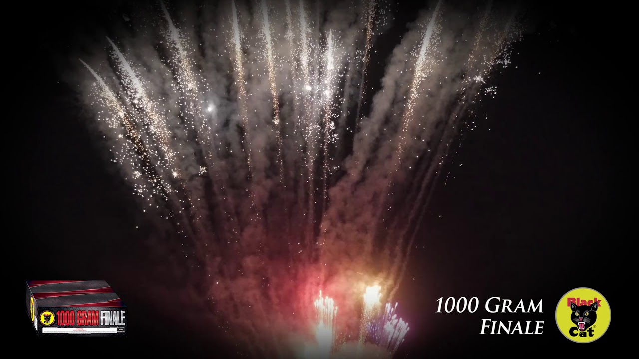 1000 Gram Finale by Black Cat Fireworks - YouTube