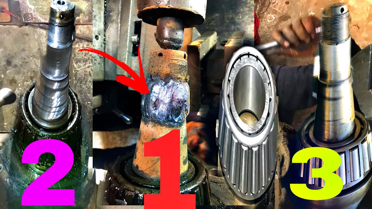 Sinotruk Howo 290 Front Wheel Spindle Thread & Bearing Size ...