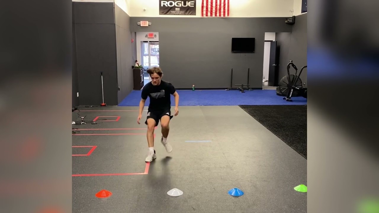 Agility Training: Cone Sequence Drill - YouTube